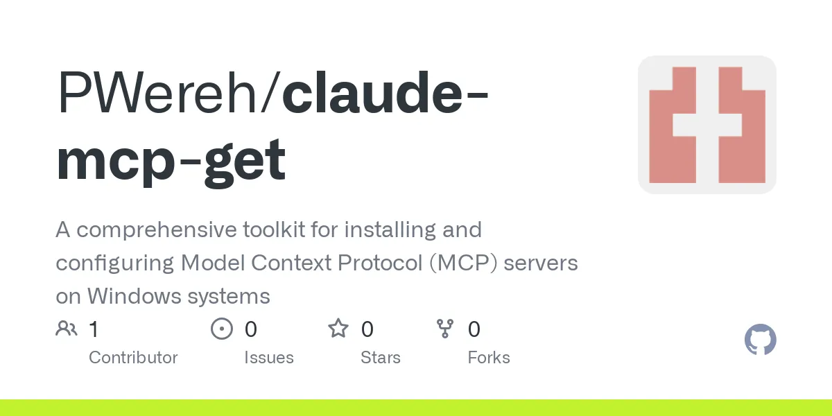 Conjunto de Herramientas de Configuración de Servidores MCP para Windows con Soporte de Claude ...