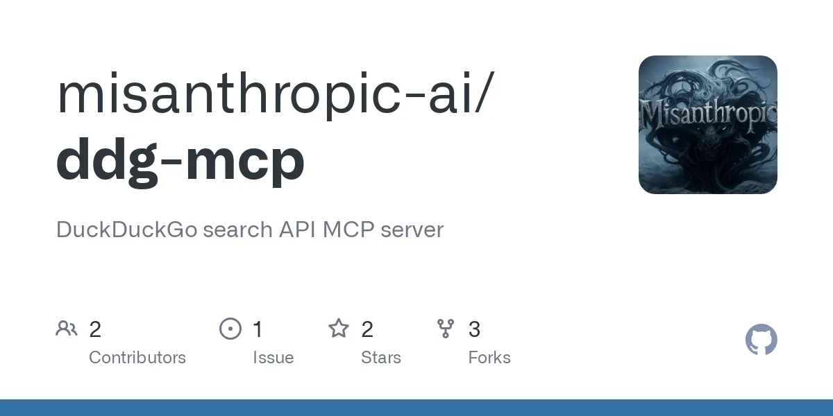DuckDuckGo Search API MCP - Интеграция веб-поиска и AI-чата | Creati.ai