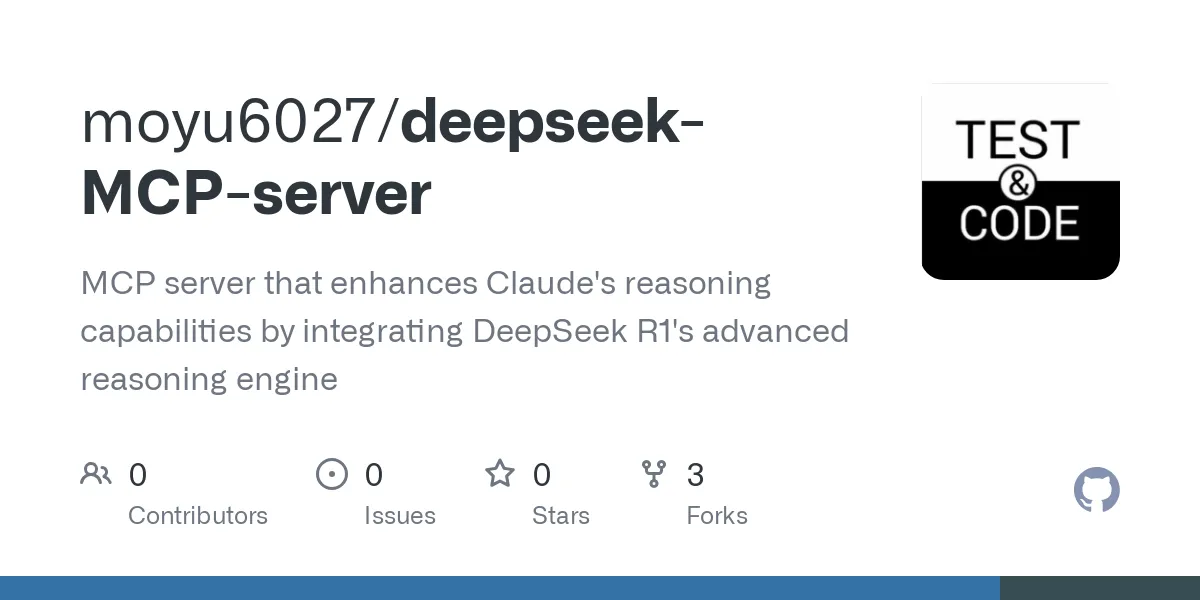 DeepSeek MCP Server - Enhance Claude's Reasoning with Advanced AI Engine | Creati.ai
