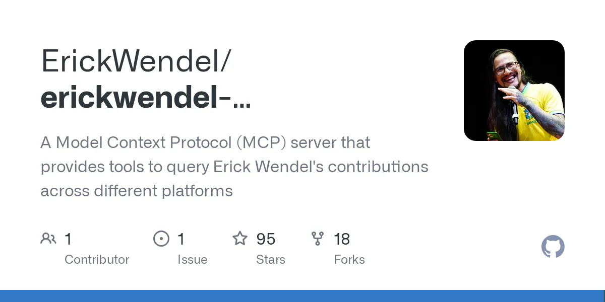 Erick Wendel Contributions MCP - AI-Driven Contribution Data Retrieval | Creati.ai