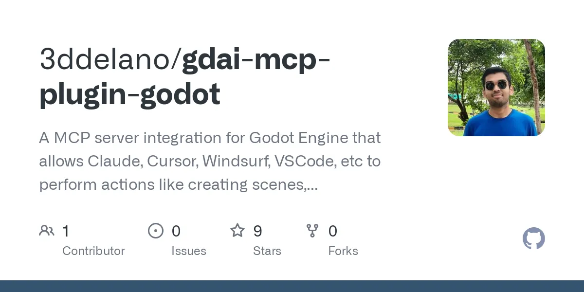 GDAI MCP 插件 for Godot：AI 控制、場景與除錯自動化 | Creati.ai