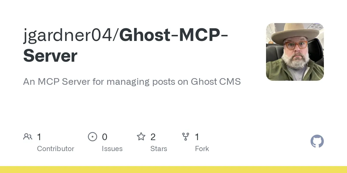 Ghost MCP Server - Автоматизация управления постами и тегами Ghost CMS ...