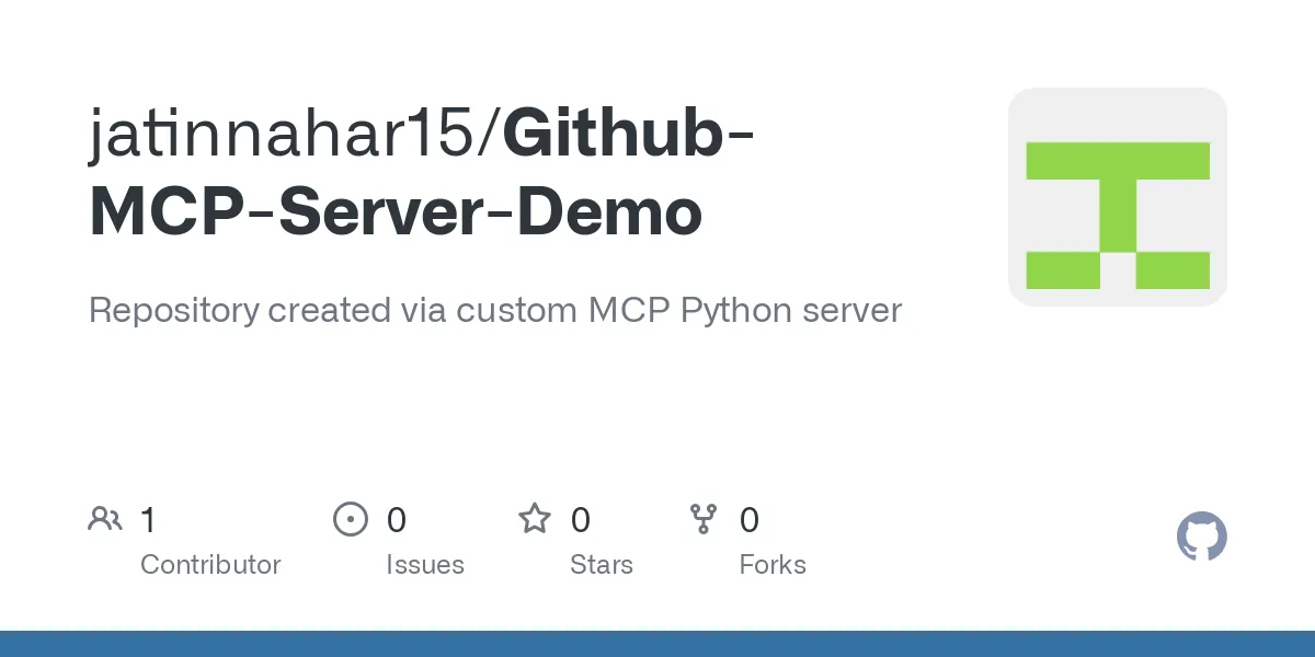 GitHub MCP 서버 데모 - API를 통해 리포지토리 관리 자동화하기 | Creati.ai