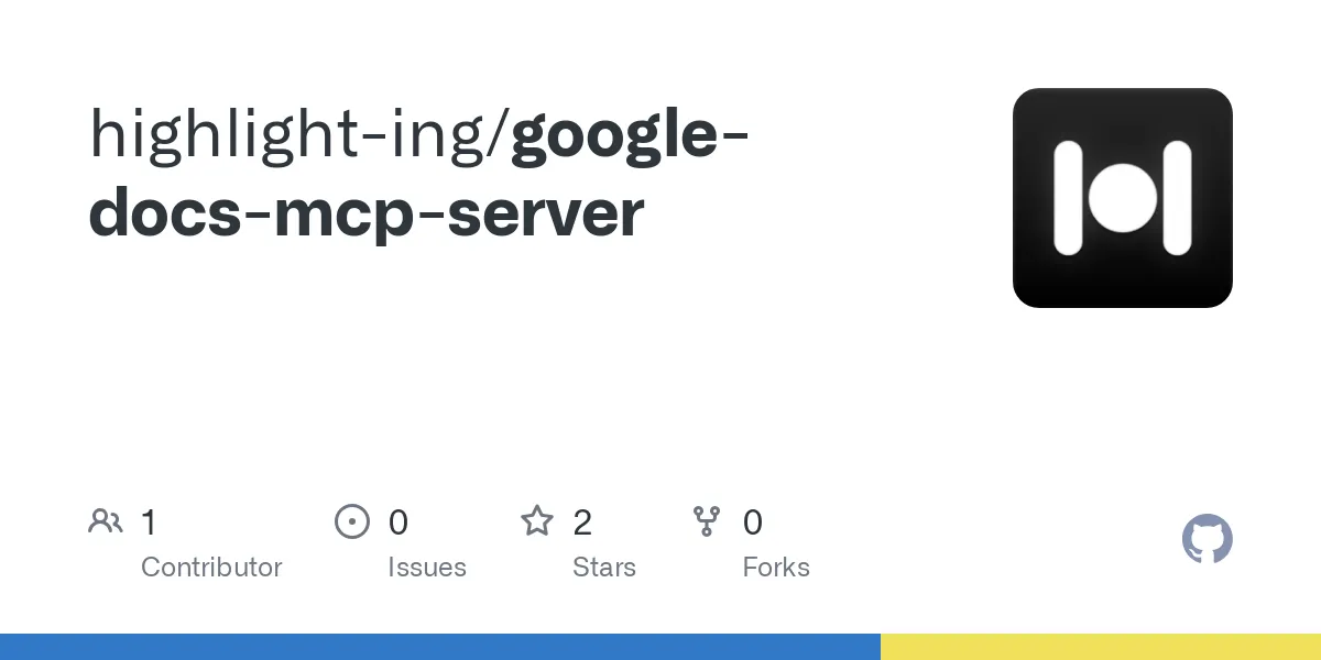 Google Docs MCPサーバー - プログラム的にGoogleドキュメントを自動化および管理 | Creati.ai