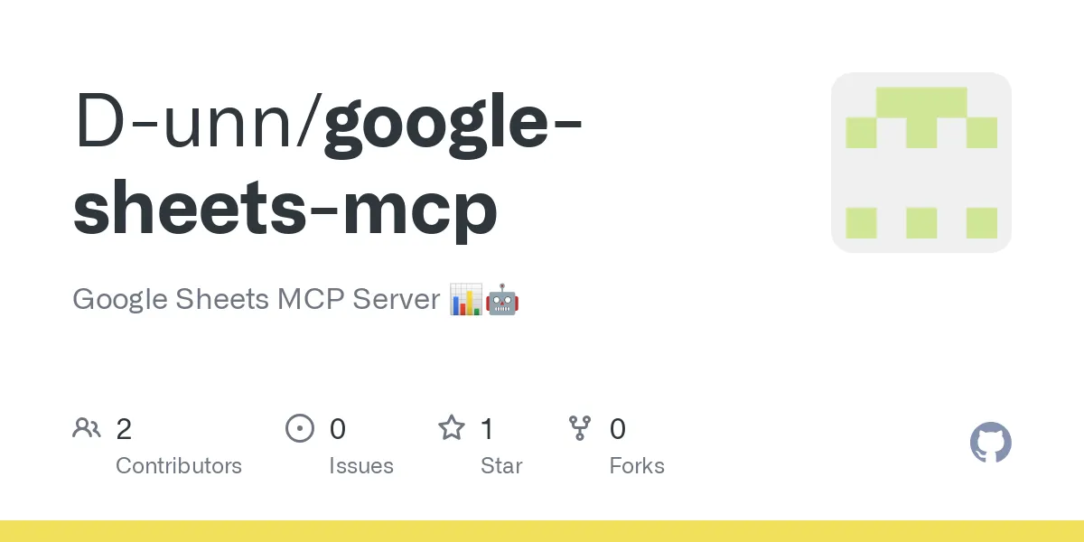 Google Sheets MCP伺服器 - 數據自動化與管理工具 | Creati.ai