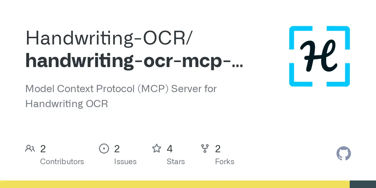 Servidor MCP OCR de Escritura a Mano - Integración OCR Sin Costuras ...
