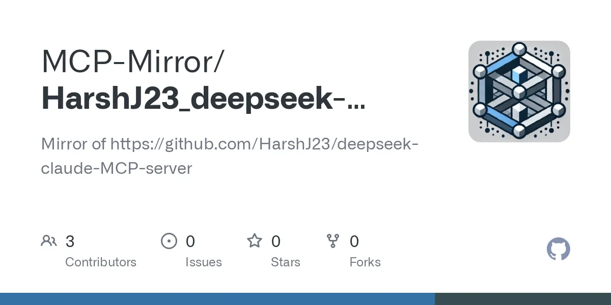 Сервер DeepSeek-Claude MCP для продвинутого многоступенчатого ...