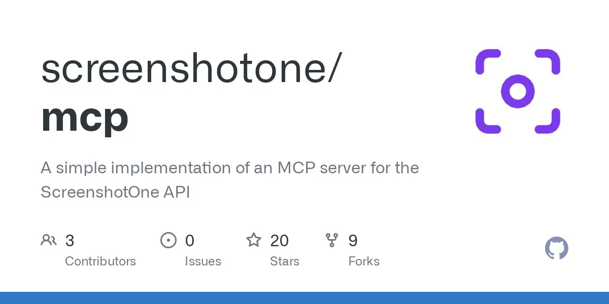ScreenshotOne MCP Server for Automated Website Screenshot Rendering | Creati.ai