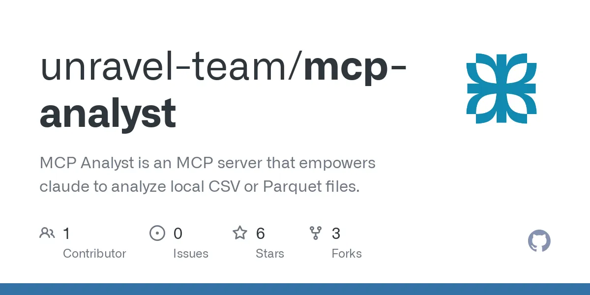 MCP Analyst - Local Big Data CSV and Parquet File Analysis Server ...