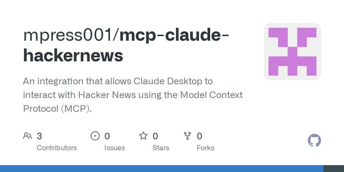 MCP Claude Hacker News 整合至 Claude Desktop | Creati.ai