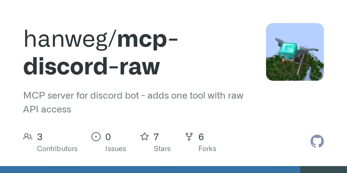 Discord Raw API MCP - Direct API Access for Bot and Server Management ...