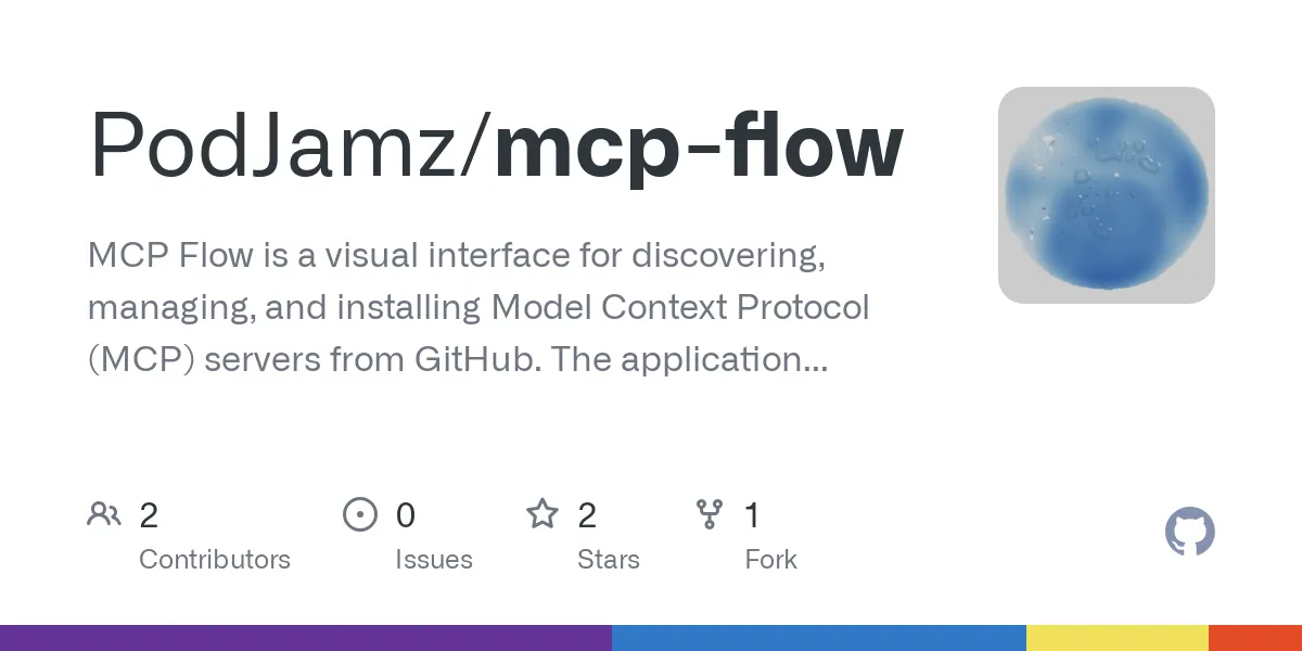 MCP Flow - Visual Management of MCP Servers from GitHub | Creati.ai
