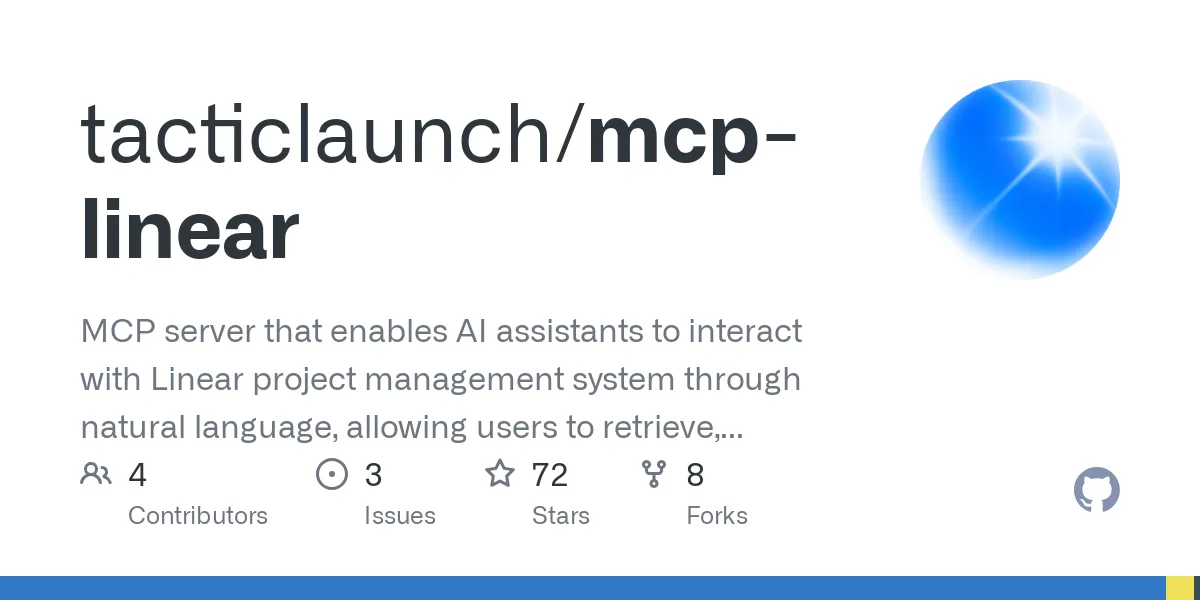 MCP Linear - Integración de IA con el sistema de gestión de proyectos Linear | Creati.ai