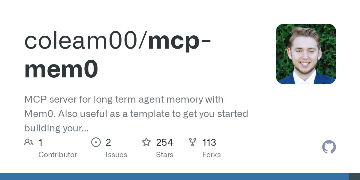 MCP-Mem0: Long-Term Memory Server for AI Agents with Semantic Search | Creati.ai
