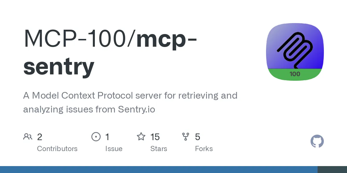 mcp-sentry: Servidor de recuperación y análisis de problemas Sentry para desarrolladores | Creati.ai
