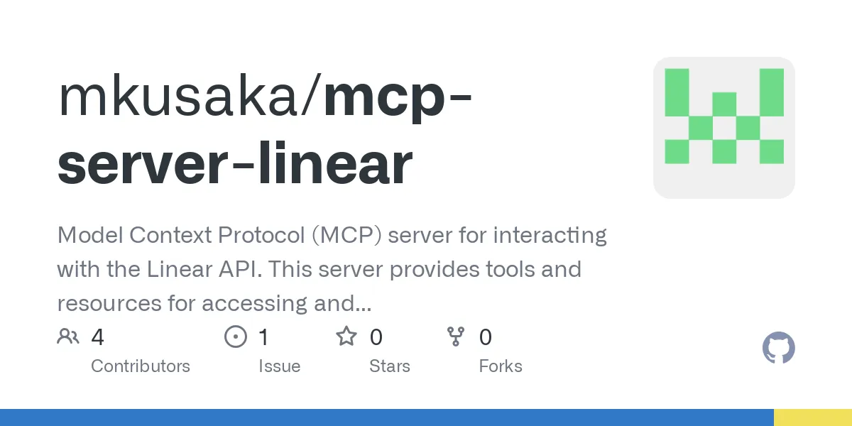 Serveur MCP Linear - API efficace de gestion des problèmes et des ...