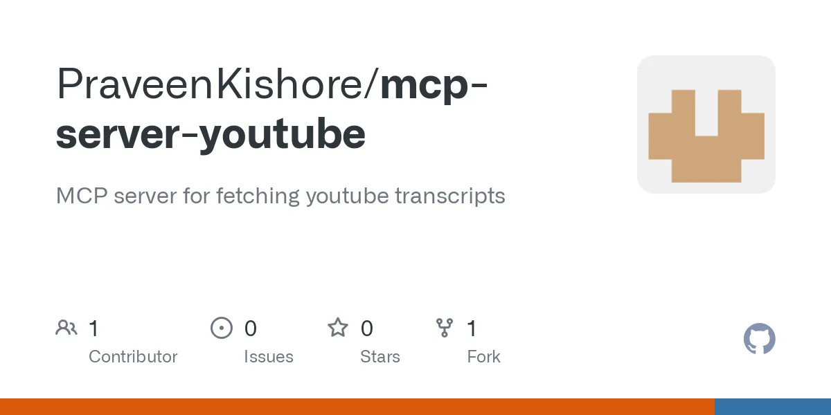 Servidor MCP de Transcripciones de YouTube - Obtén Transcripciones de Videos Sin Problemas ...