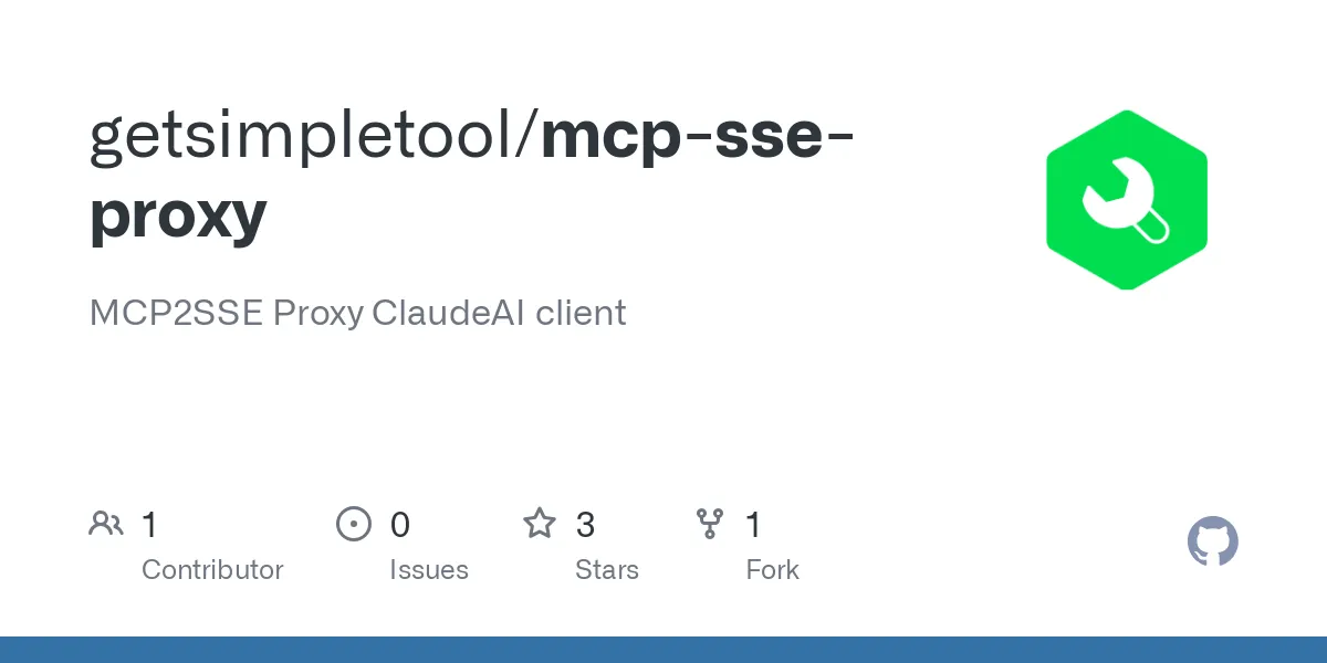 Proxy MCP2SSE - Puente de Comunicación en Tiempo Real de MCP a SSE | Creati.ai