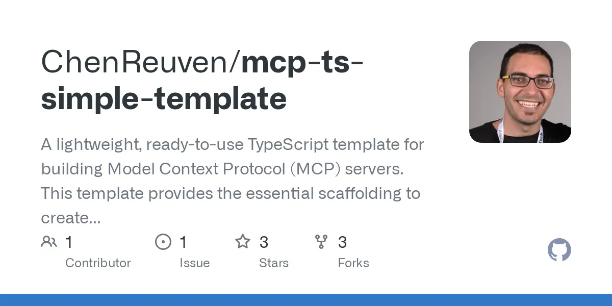 TypeScript MCP Server Template for Custom AI Tool Development | Creati.ai