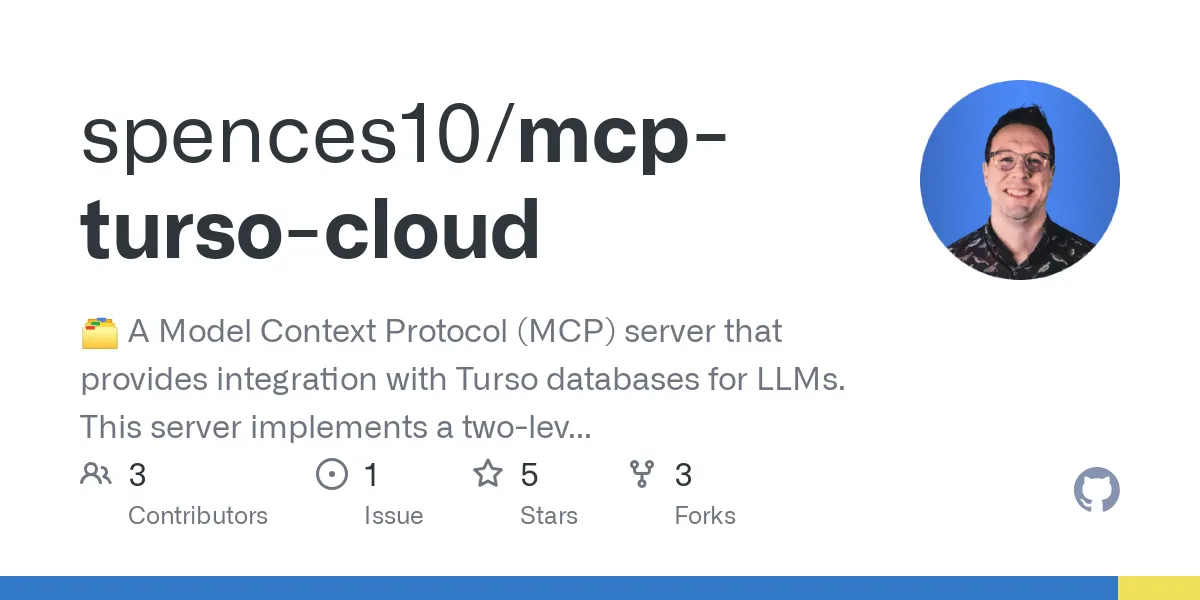 Servidor MCP de Turso Cloud para gestión segura de bases de datos con ...