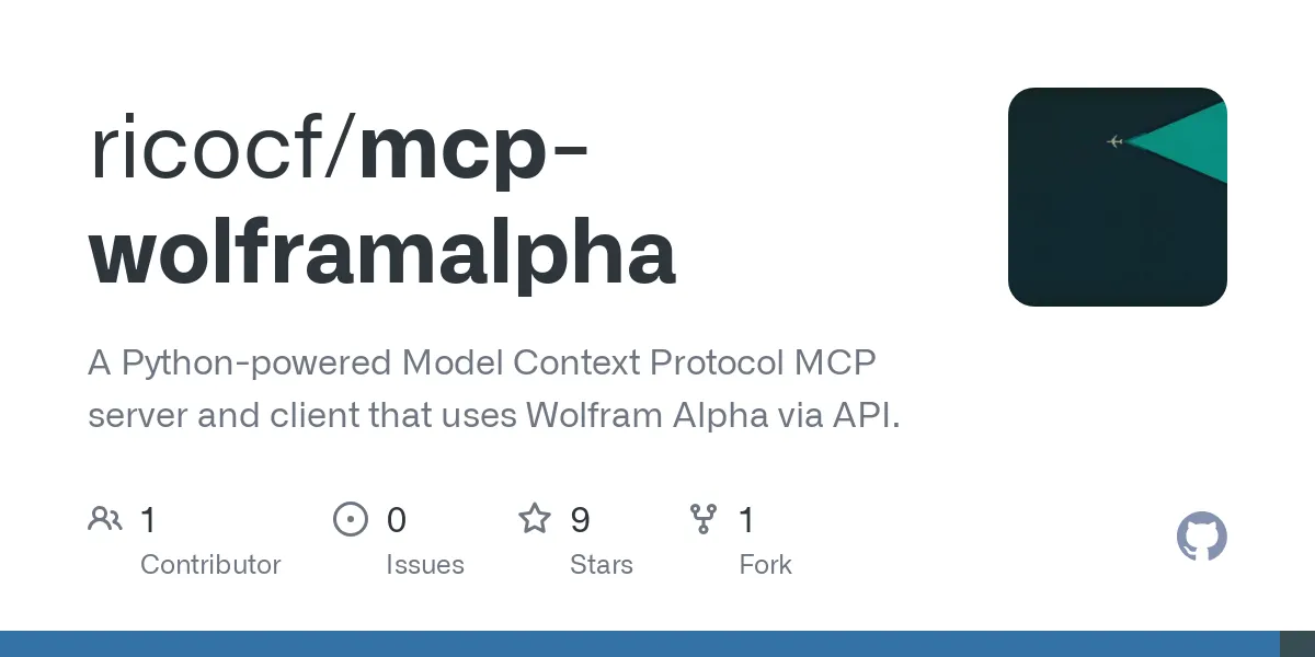 Wolfram Alpha MCP: Servidor Python para Consultas Computacionais em ...