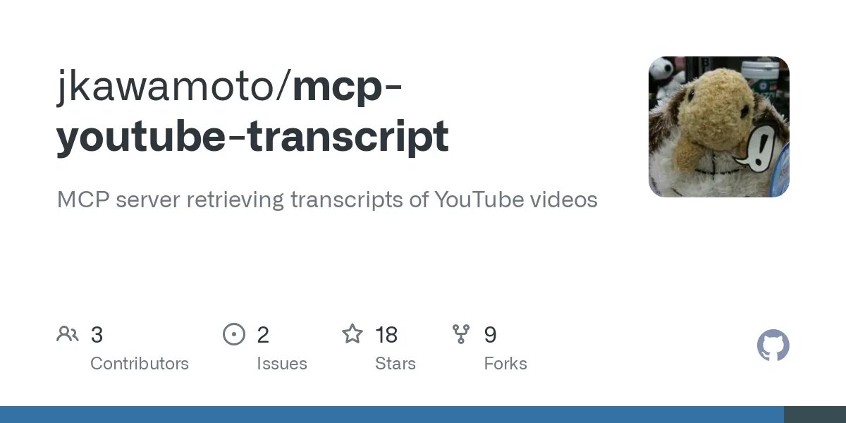 Servidor MCP de Transcripción de YouTube - Recuperación Automática de ...
