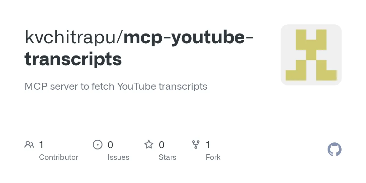 MCP de Recuperación de Transcripciones de YouTube - Automatiza la Recuperación de ...