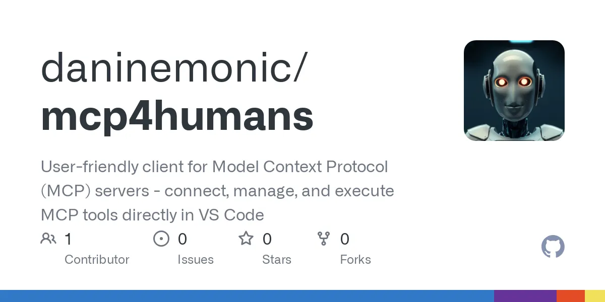 MCP4Humans: VS Code Extension for Managing and Executing MCP Servers | Creati.ai
