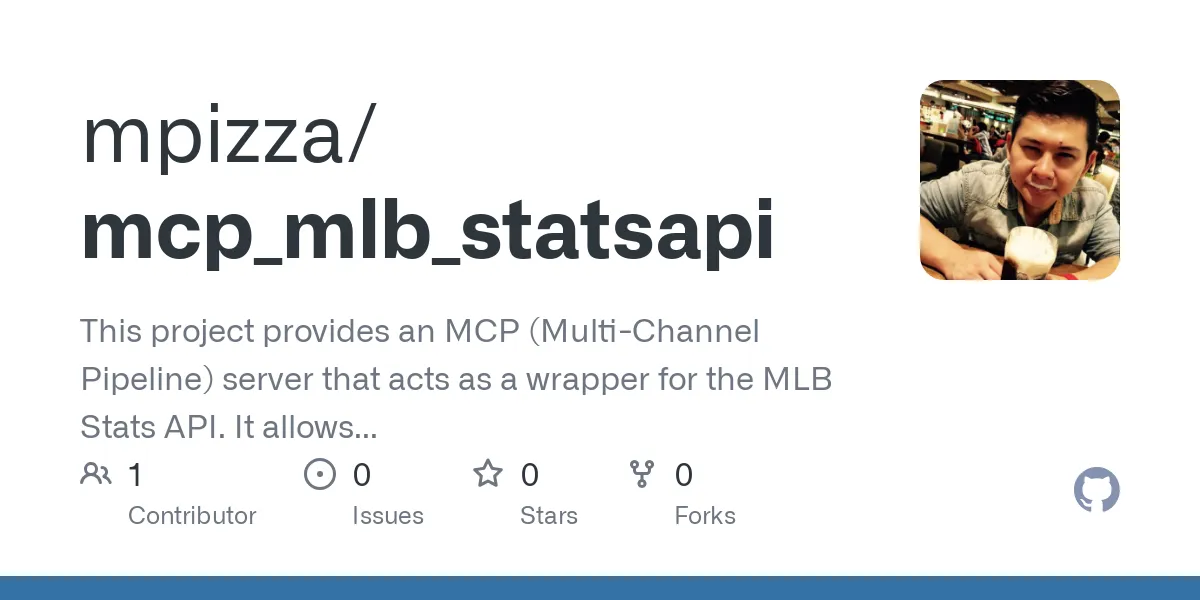 MLB Stats API MCP Server for Efficient Baseball Data Access | Creati.ai