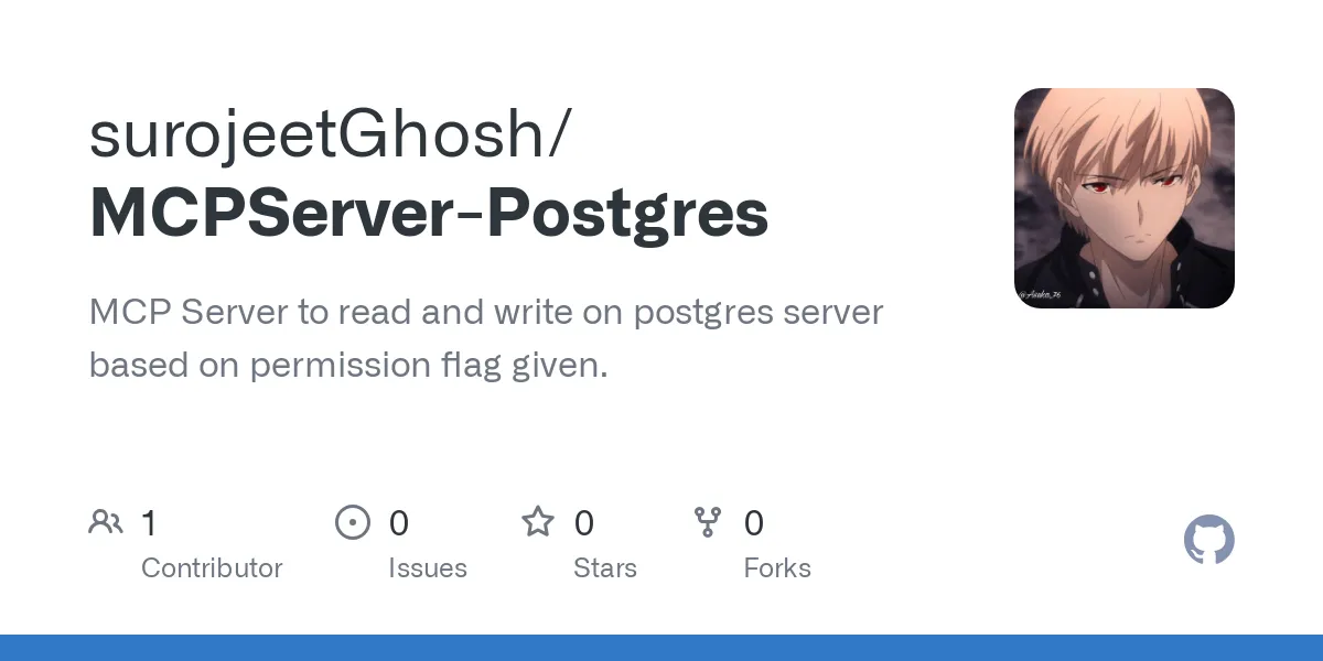 MCPServer-Postgres: Безопасное управление доступом к данным PostgreSQL ...