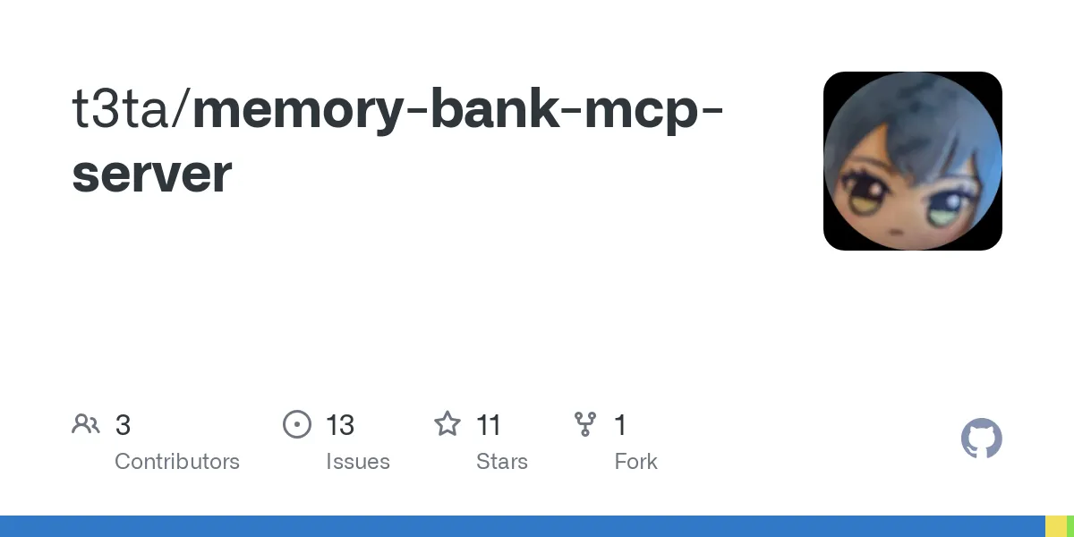 Servidor Memory Bank MCP para la gestión de memoria estructurada del proyecto | Creati.ai