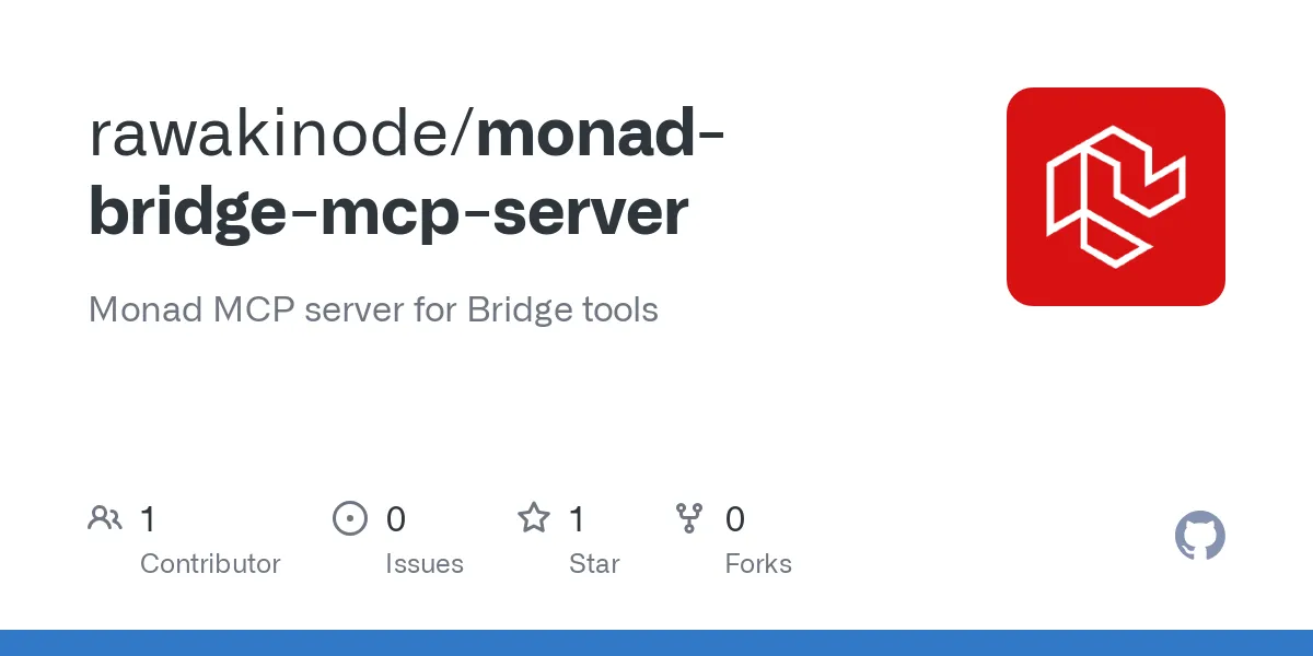 Monad Bridge MCP Server - Cross-Chain Token Bridging Tool | Creati.ai