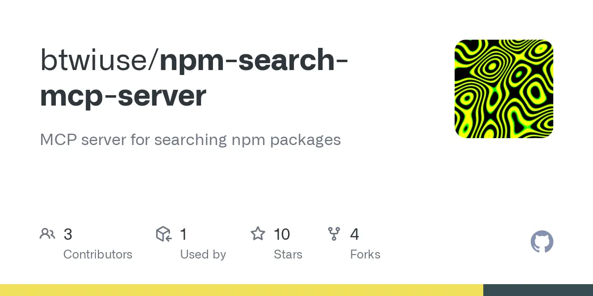 npm-search MCP Server - Search npm Packages via Model Protocol | Creati.ai