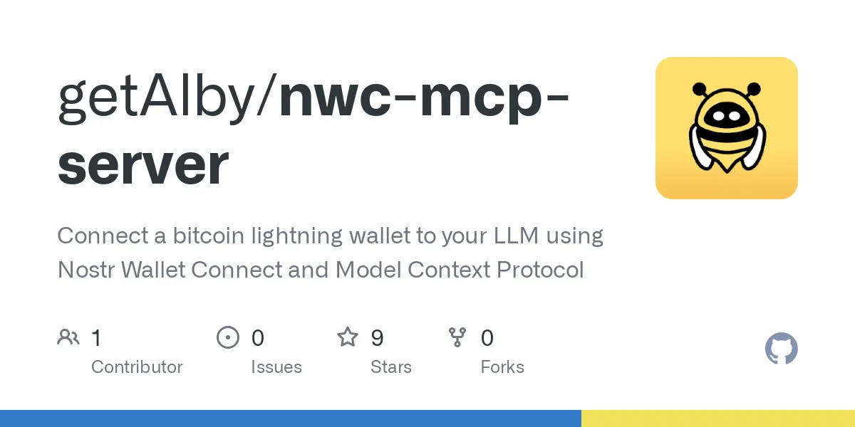 NWC MCP Server - Bitcoin Lightning Wallet Integration with LLMs | Creati.ai