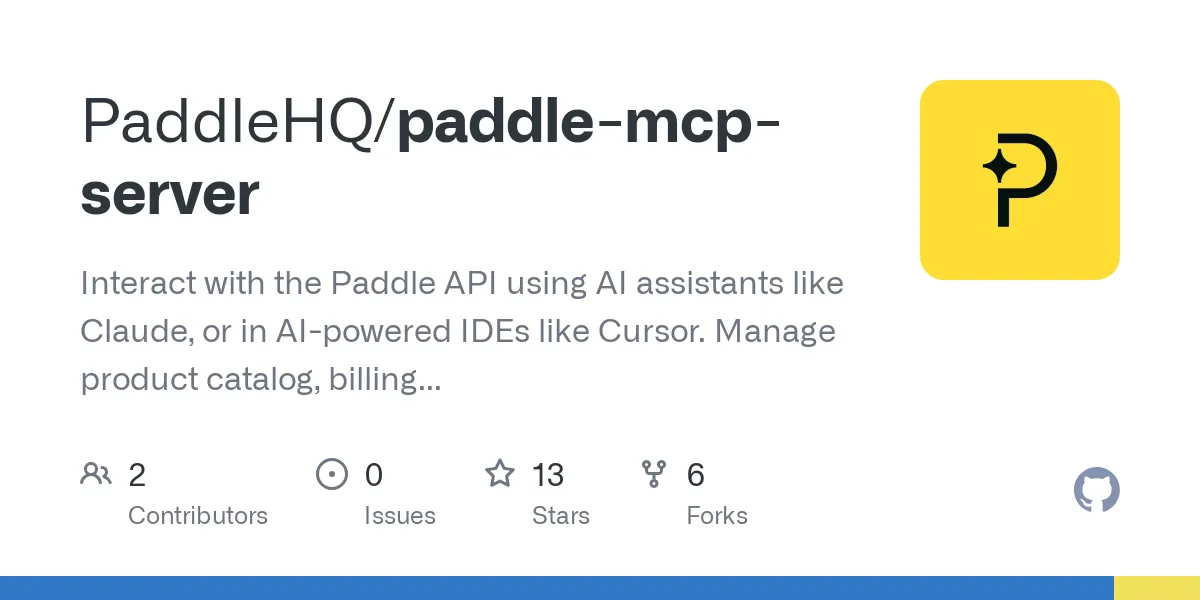 Servidor MCP de Paddle - Herramientas API para Gestionar Datos de Facturación de Paddle | Creati.ai