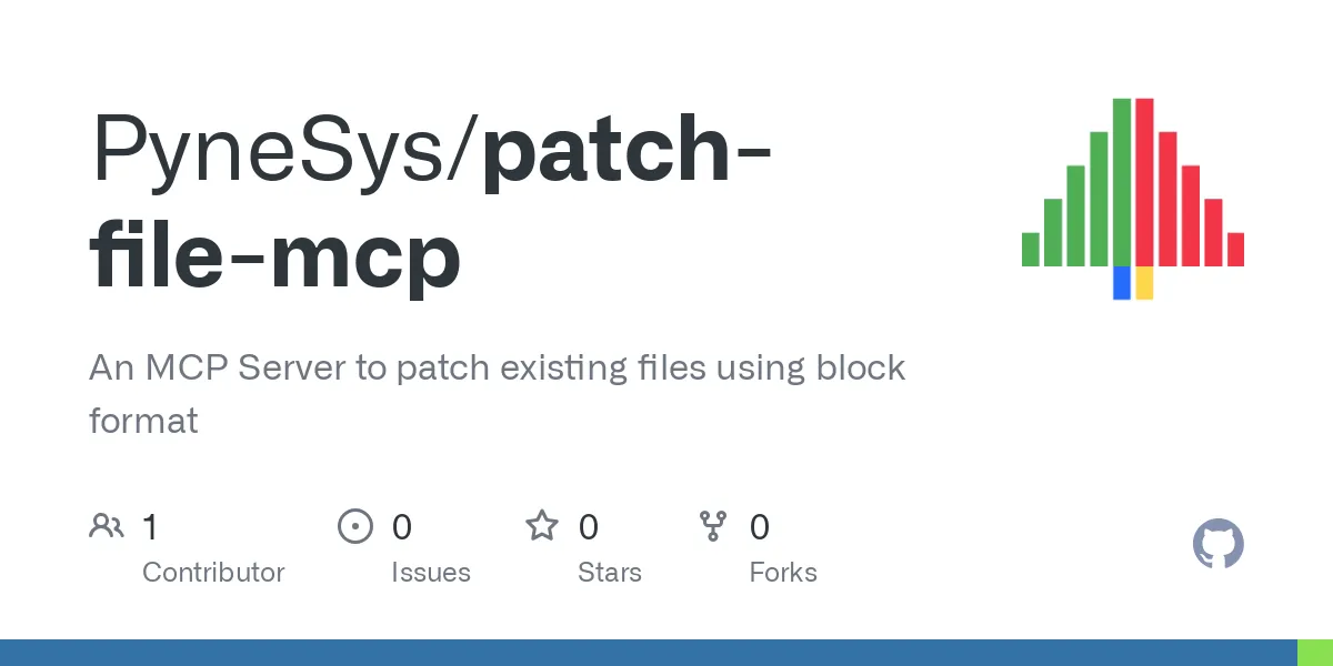 Patch File MCP - Herramienta de Parcheo de Archivos Precisa y Segura ...
