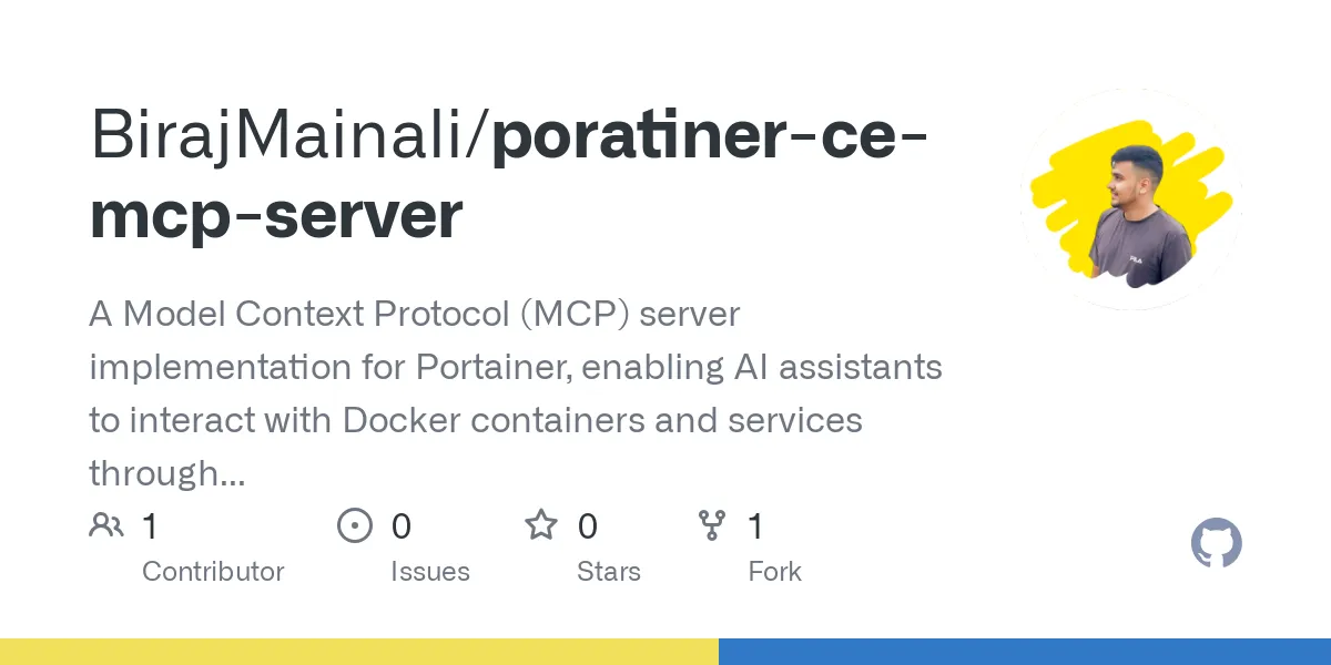 Servidor MCP de Portainer para la gestión de Docker con integración de IA | Creati.ai