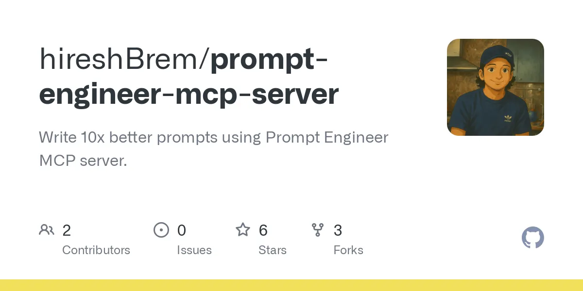Servidor Ingeniero de Prompts MCP - Herramienta de Optimización de Avisos de IA | Creati.ai