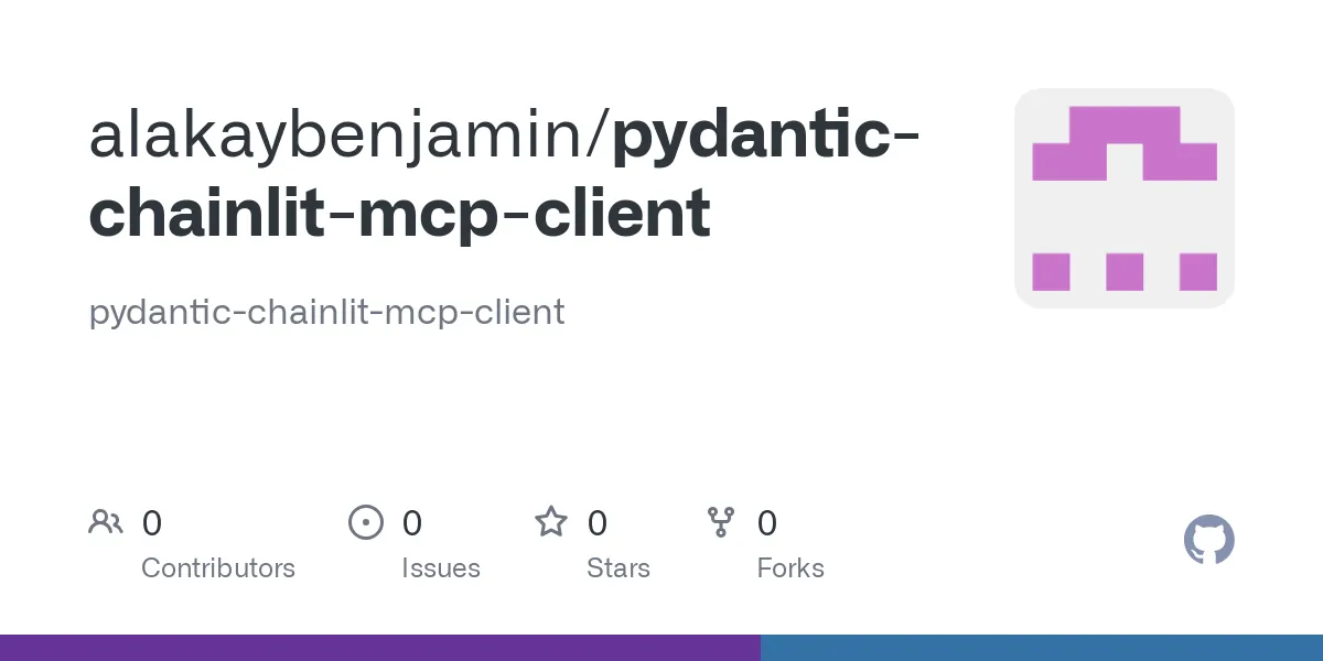 Cliente MCP de Python Pydantic y Chainlit para Validación de Datos y UI ...