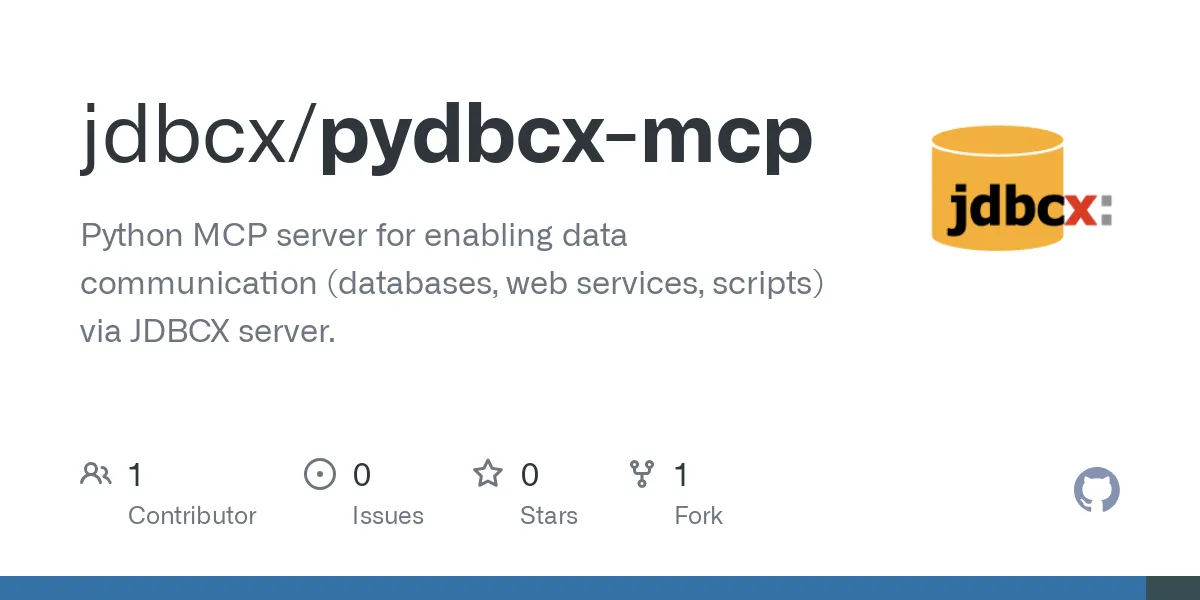 Python MCP for JDBCX Data Communication - Seamless Integration | Creati.ai