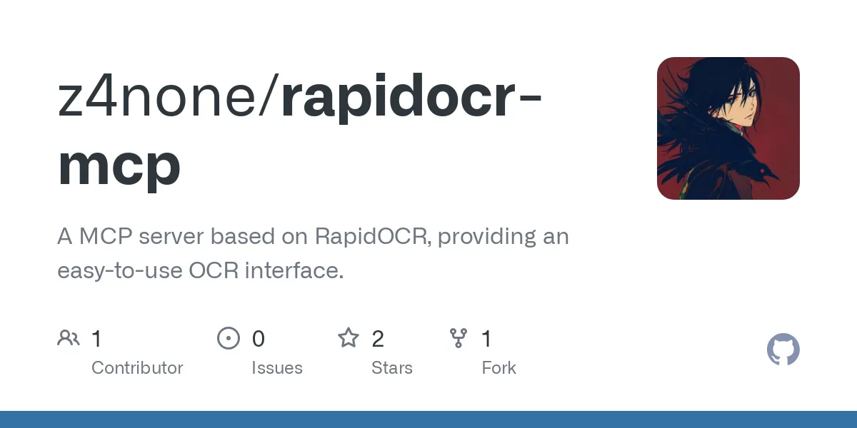 RapidOCR MCP - Easy OCR Server for Image Text Recognition | Creati.ai