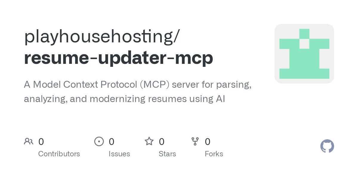 Resume Updater MCP - Automate and Manage Resume Updates Efficiently ...