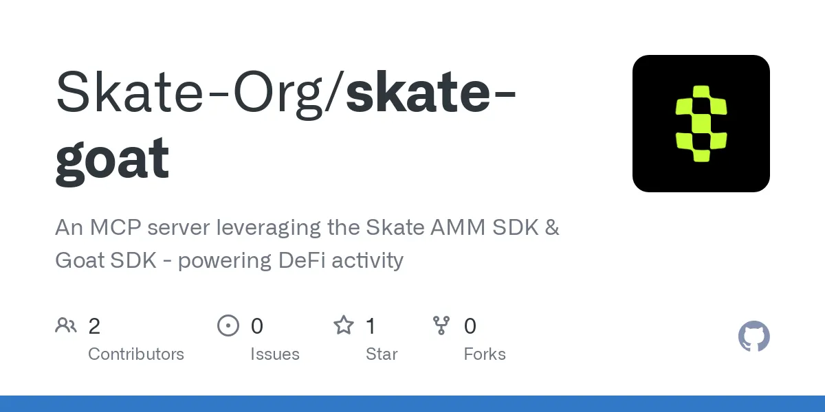 Skate Goat MCP Server for DeFi Automation - Powering Liquidity | Creati.ai