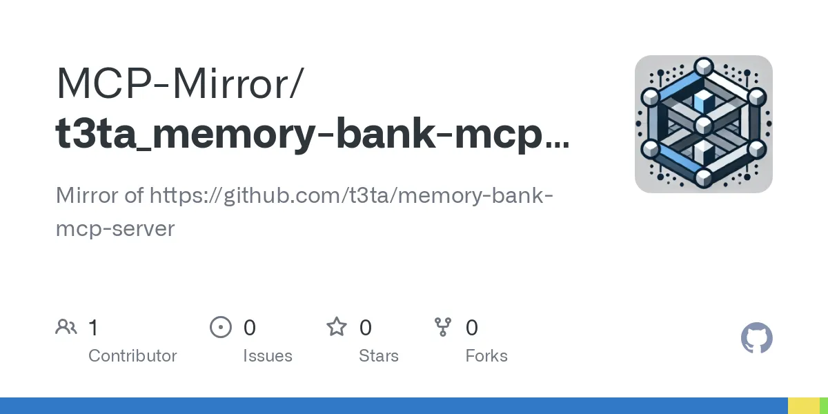 Servidor Memory Bank MCP: Gestión de Documentación de Proyectos y Contexto | Creati.ai