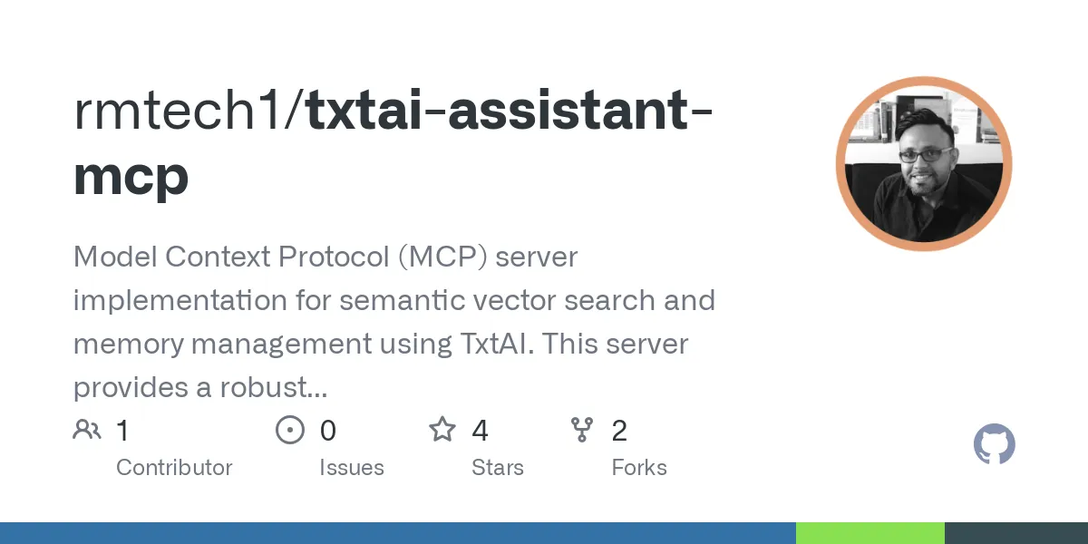 txtaiによるセマンティック検索およびメモ管理MCPサーバー | Creati.ai