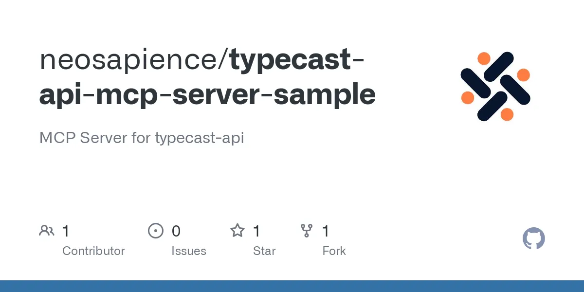 Servidor MCP de API Typecast - Gestión de voz e integración TTS | Creati.ai