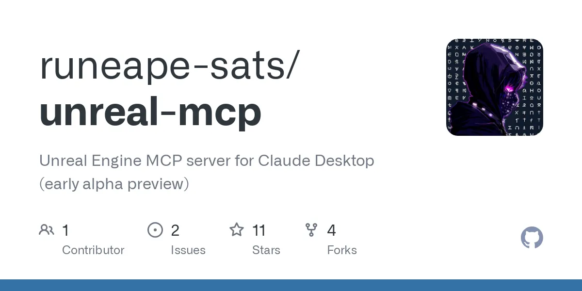 Unreal Engine MCP Server for Claude Desktop | Scene Creation & Editing ...