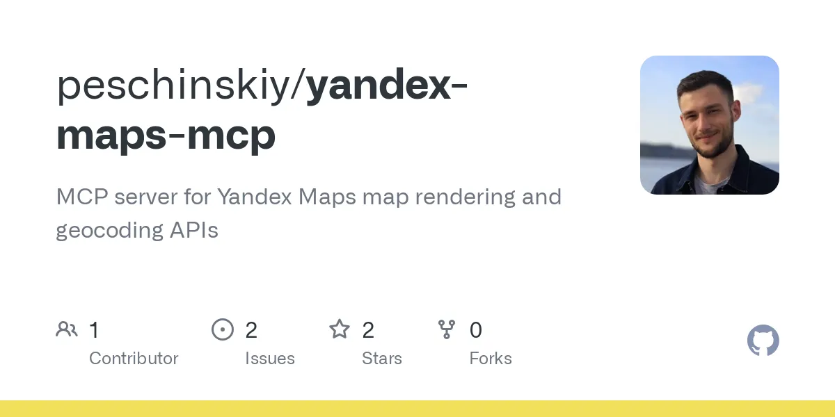 Yandex Maps MCP Server - Map Rendering & Geocoding APIs | Creati.ai